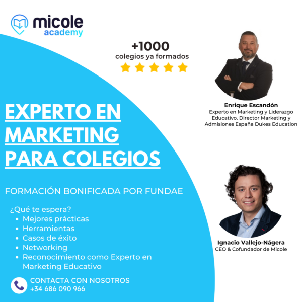 Micole Academy - Formación: "Experto en Marketing Educativo"