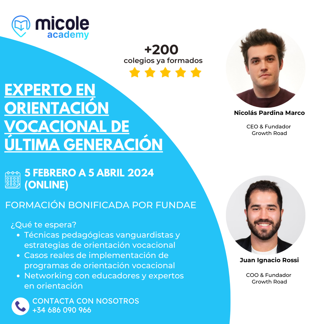 Micole Academy - Formación: "Experto en Orientación Vocacional"