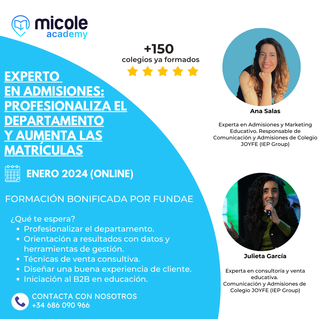 Micole Academy | Formación bonificable FUNDAE para colegios